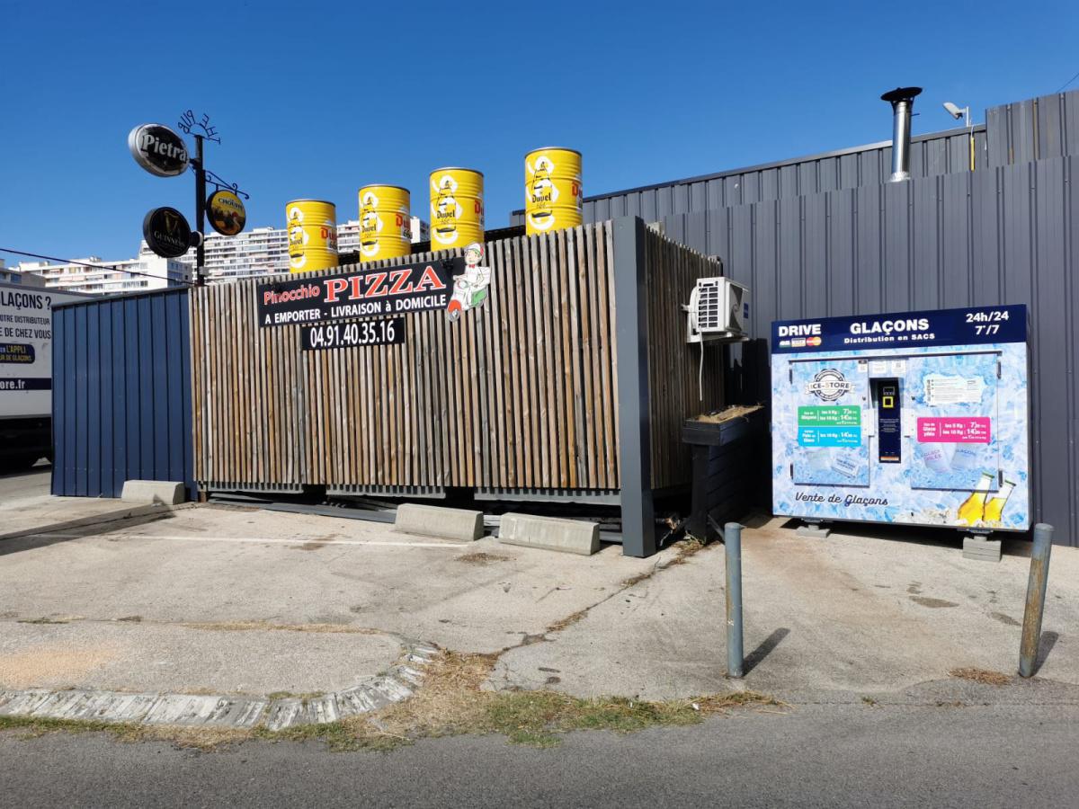 ICE STORE MARSEILLE - PINOCCHIO - ICE STORE | Distributeur de glaçons