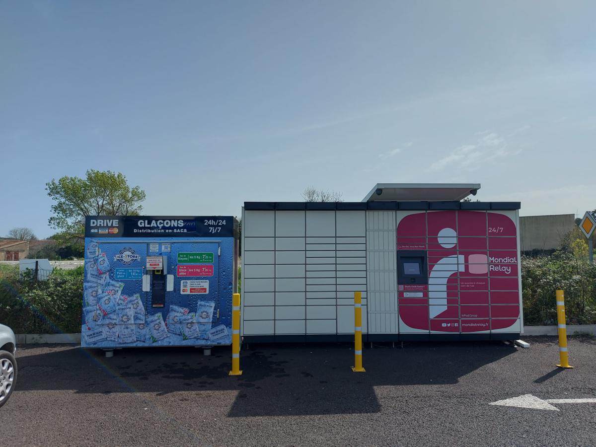 ICE STORE AUBORD - STATION LAVAGE - ICE STORE | Distributeur de glaçons