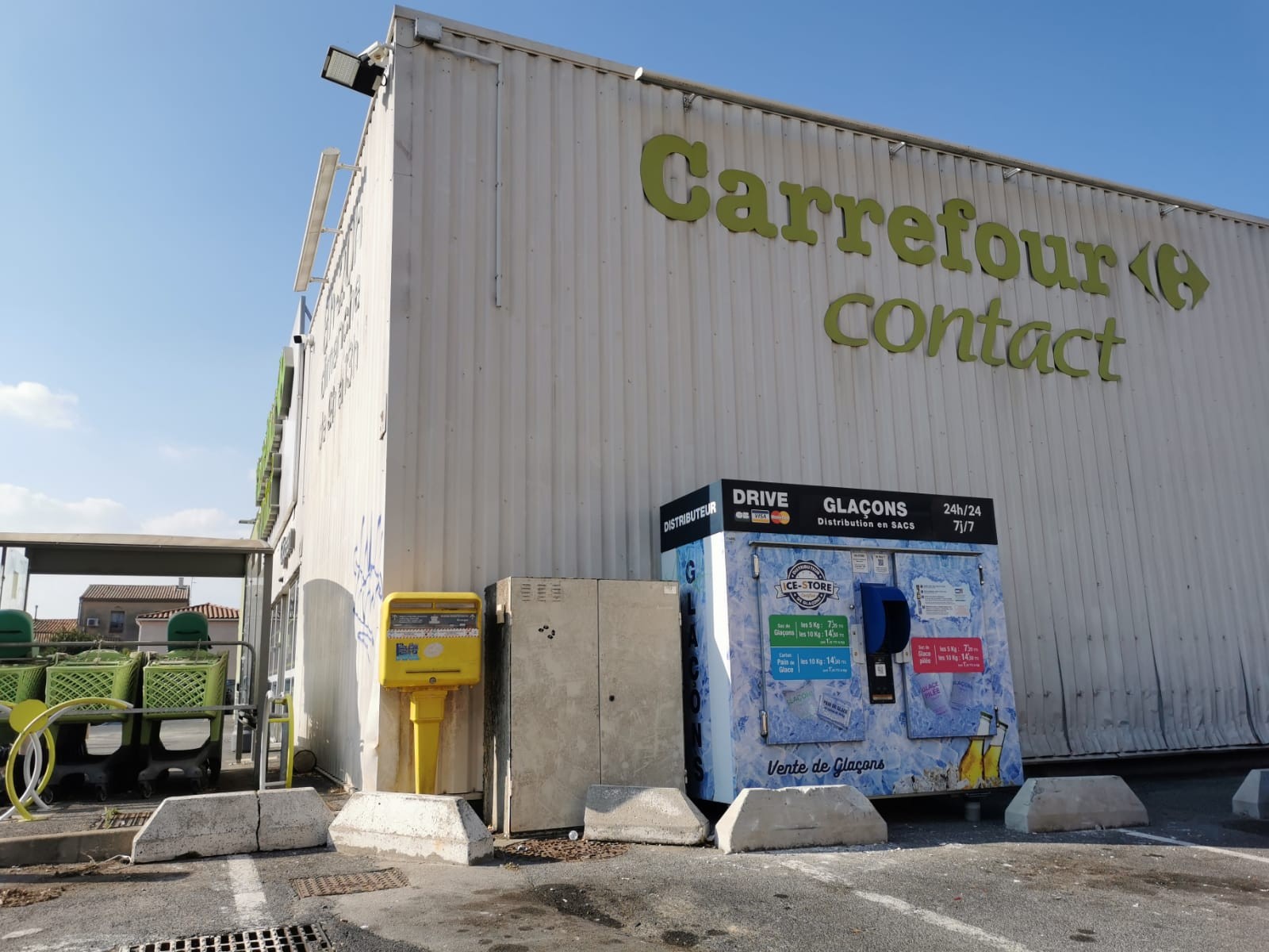 ICE STORE GIGEAN - CARREFOUR - ICE STORE | Distributeur de glaçons